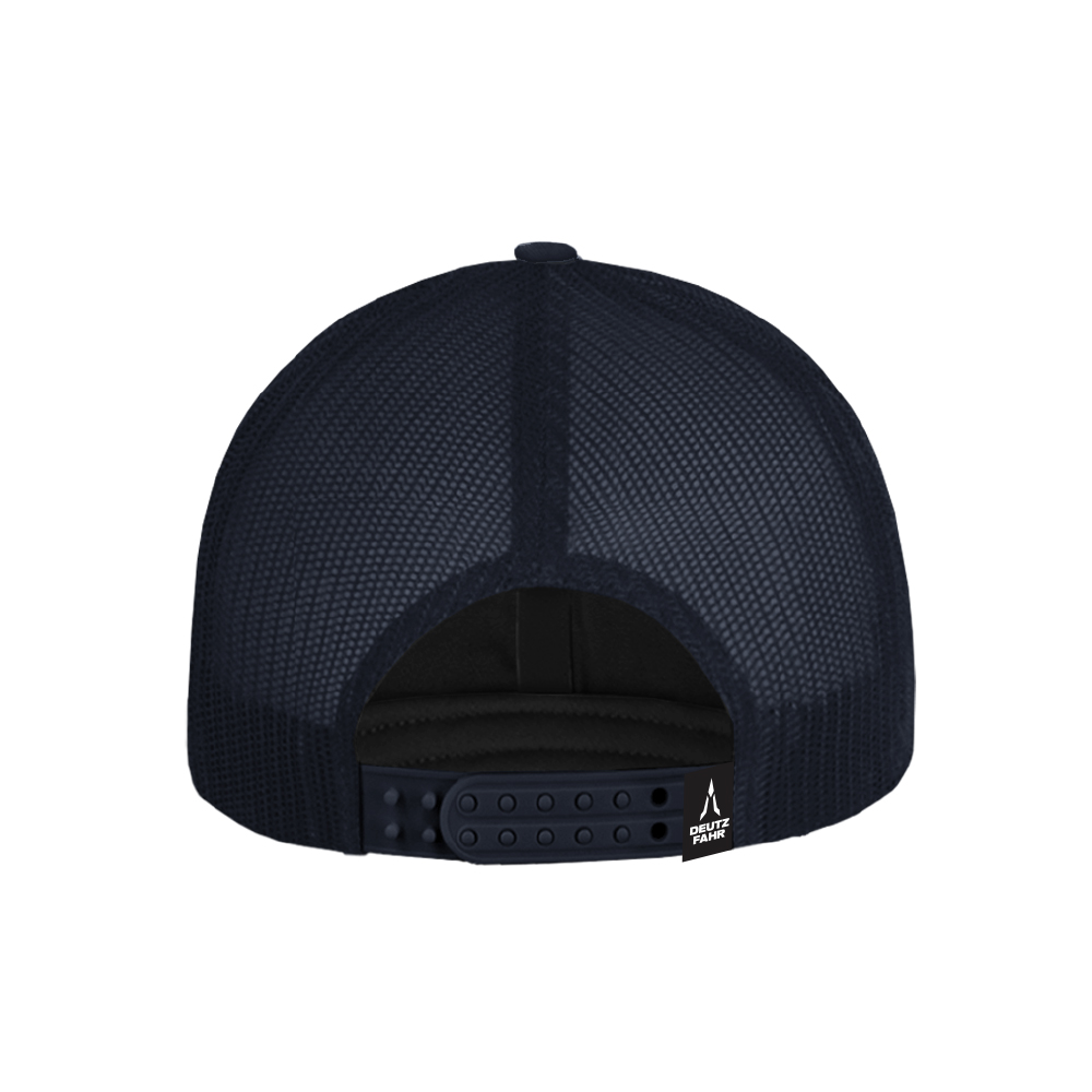 Deutz-Fahr Performance Mesh Trucker Hat – Navy | Deutz Fahr Gear